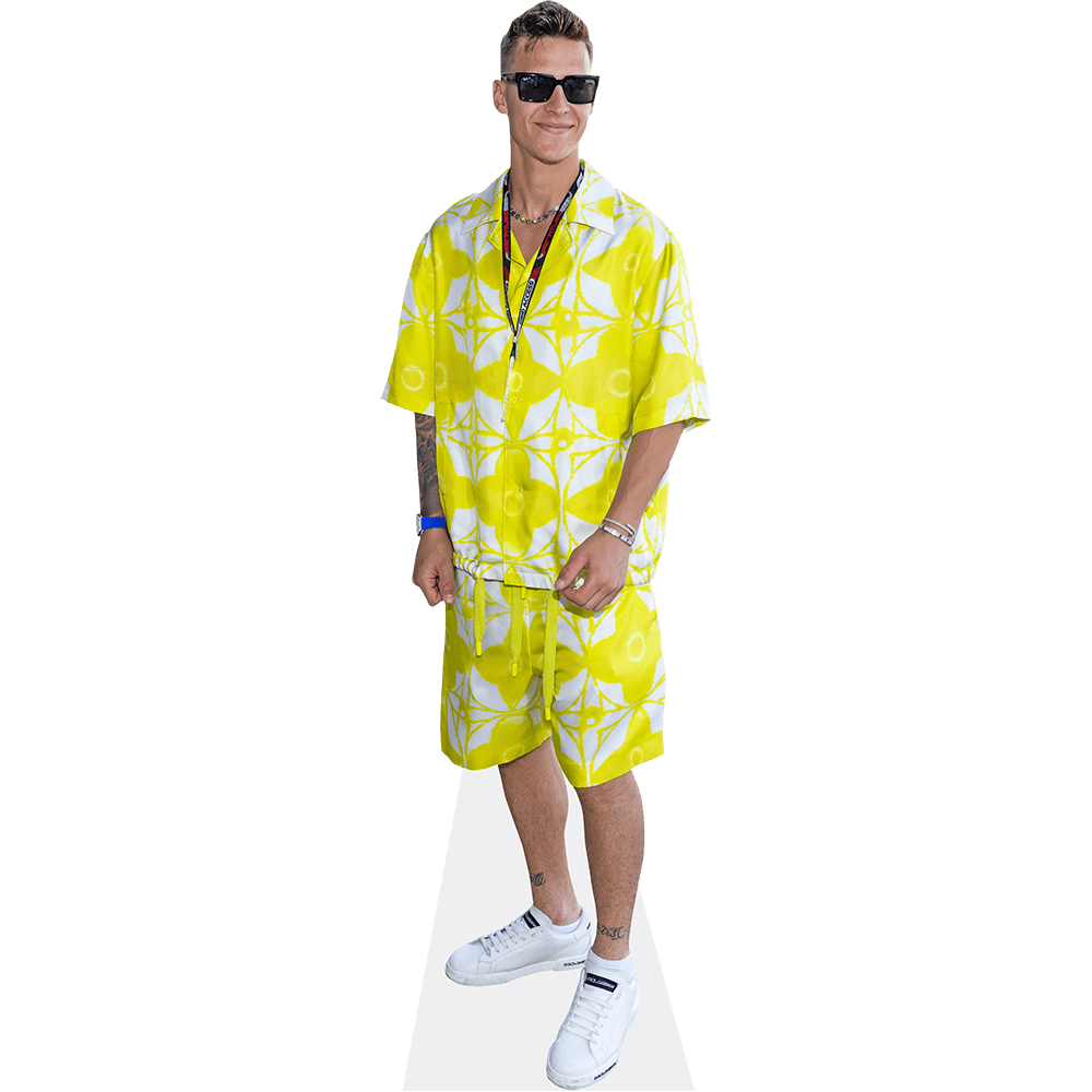 Fabio Quartararo (Yellow Outfit) Lifesize Cardboard Cutout Standee ...