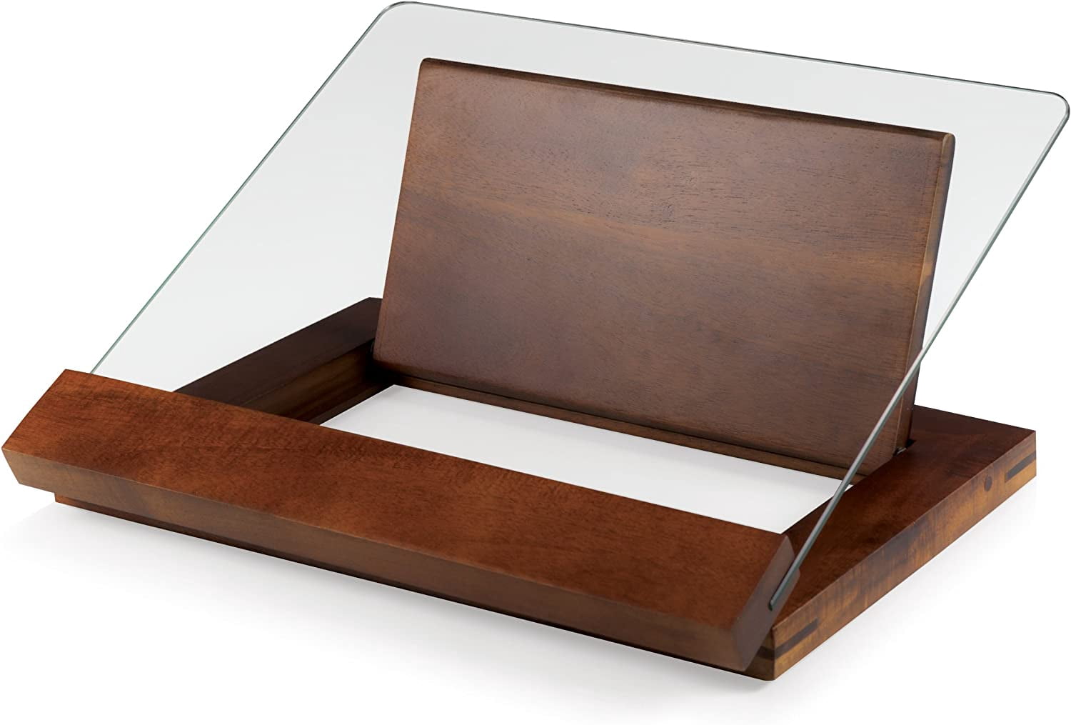 Fabio Viviani Prodigio Cookbook Stand with Tempered Glass, Recipe Stand ...