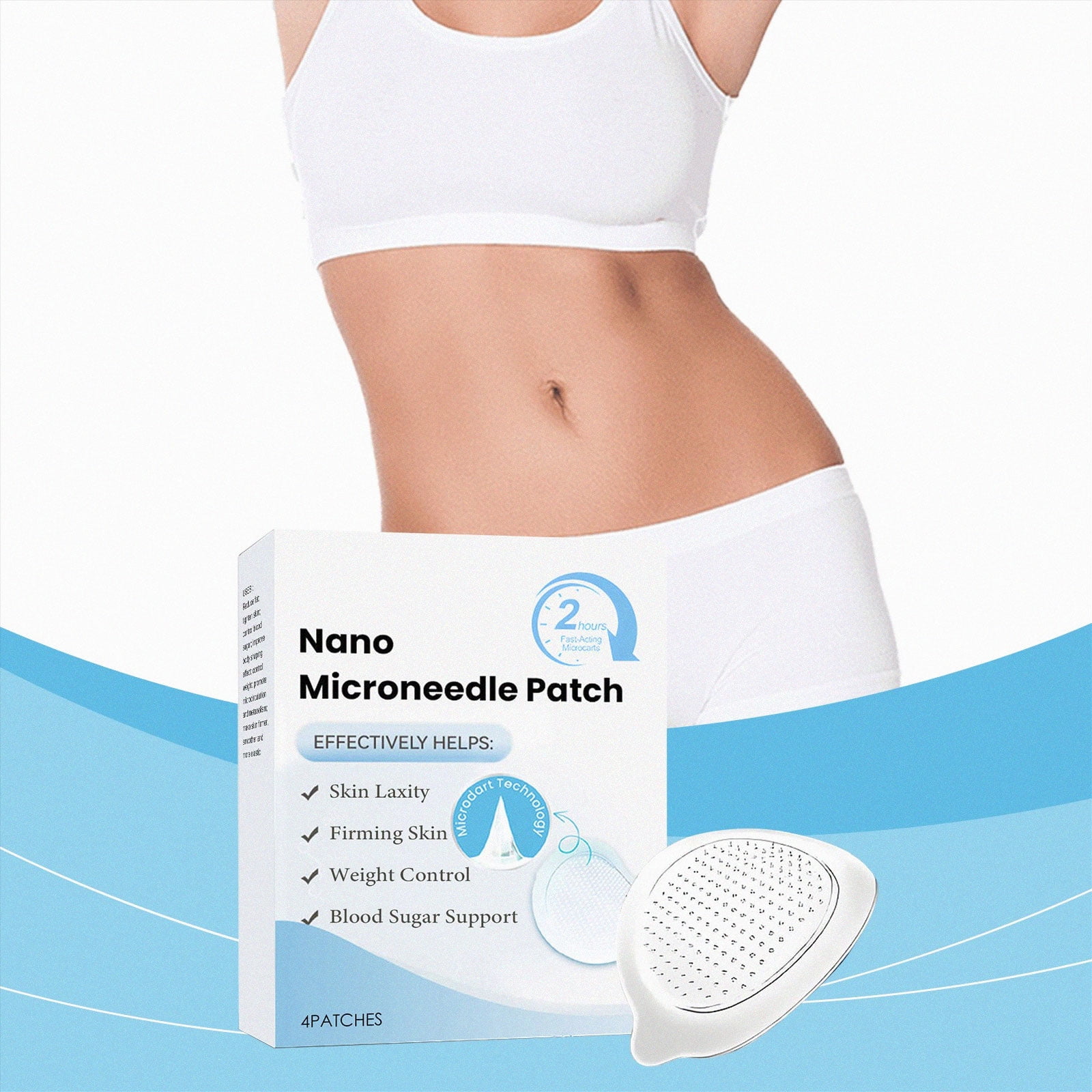 Fabiurt 1Box GIP GLP-1 Nano Patch,GLP 1 Patches for Women,Firming Skin ...