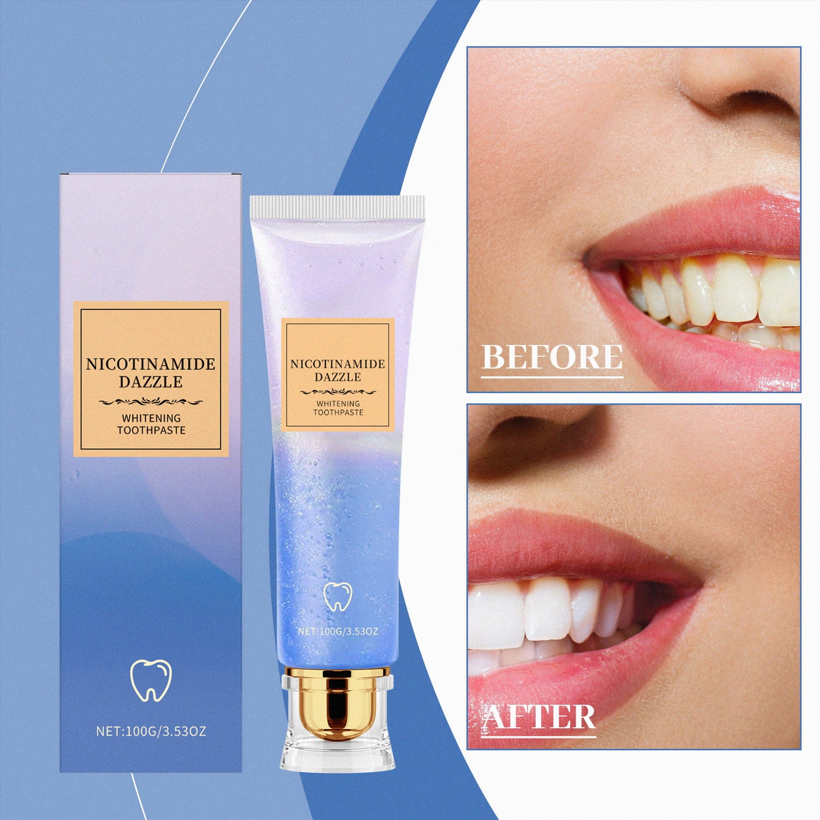 Fabiurt 2025 New Niacinamide Toothpaste, Niacinamide Intensive Toothpaste,Fresh Breath ...