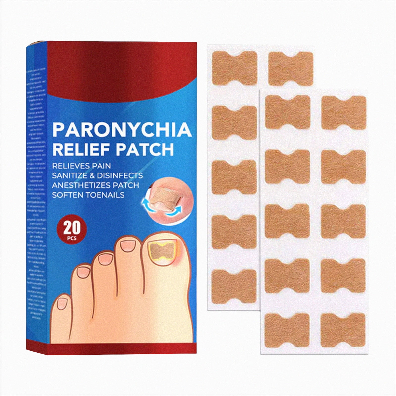 Fabiurt 20pcs Nail Care Gently Soften The Stratum Corneum Of Rotten ...