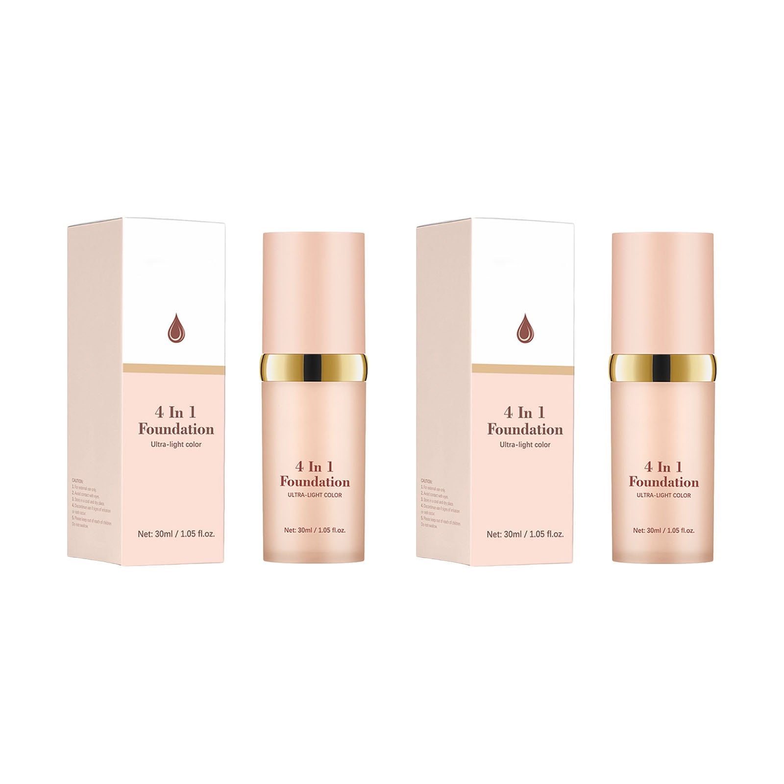 Fabiurt 4 In 1 Color Changing Foundation Long Lasting And Lightweight ...