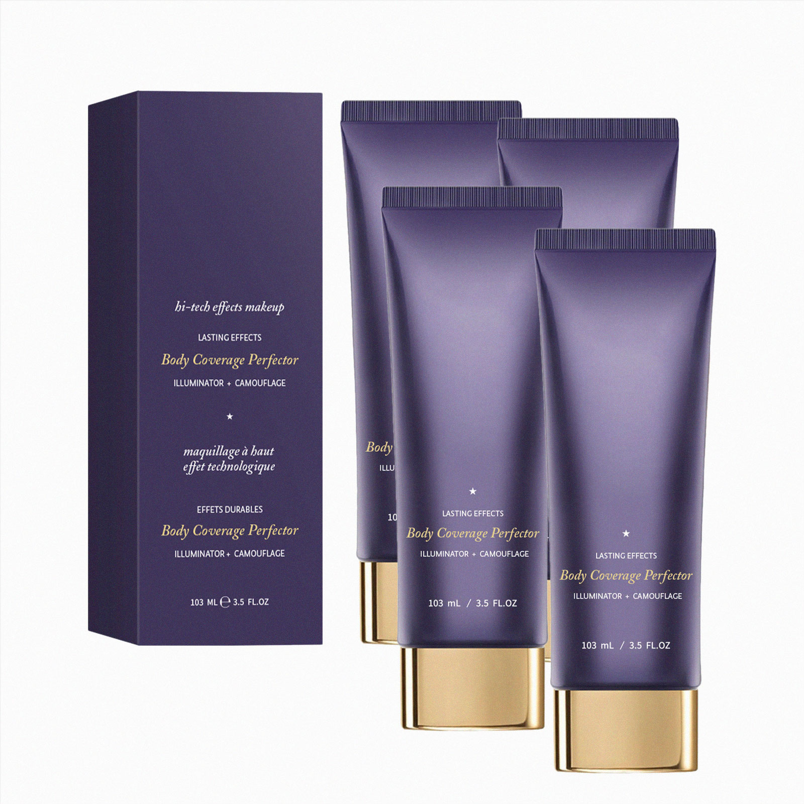 Fabiurt 4Pack Body Coverage Perfector, All-Over Complexion, Tattoo ...