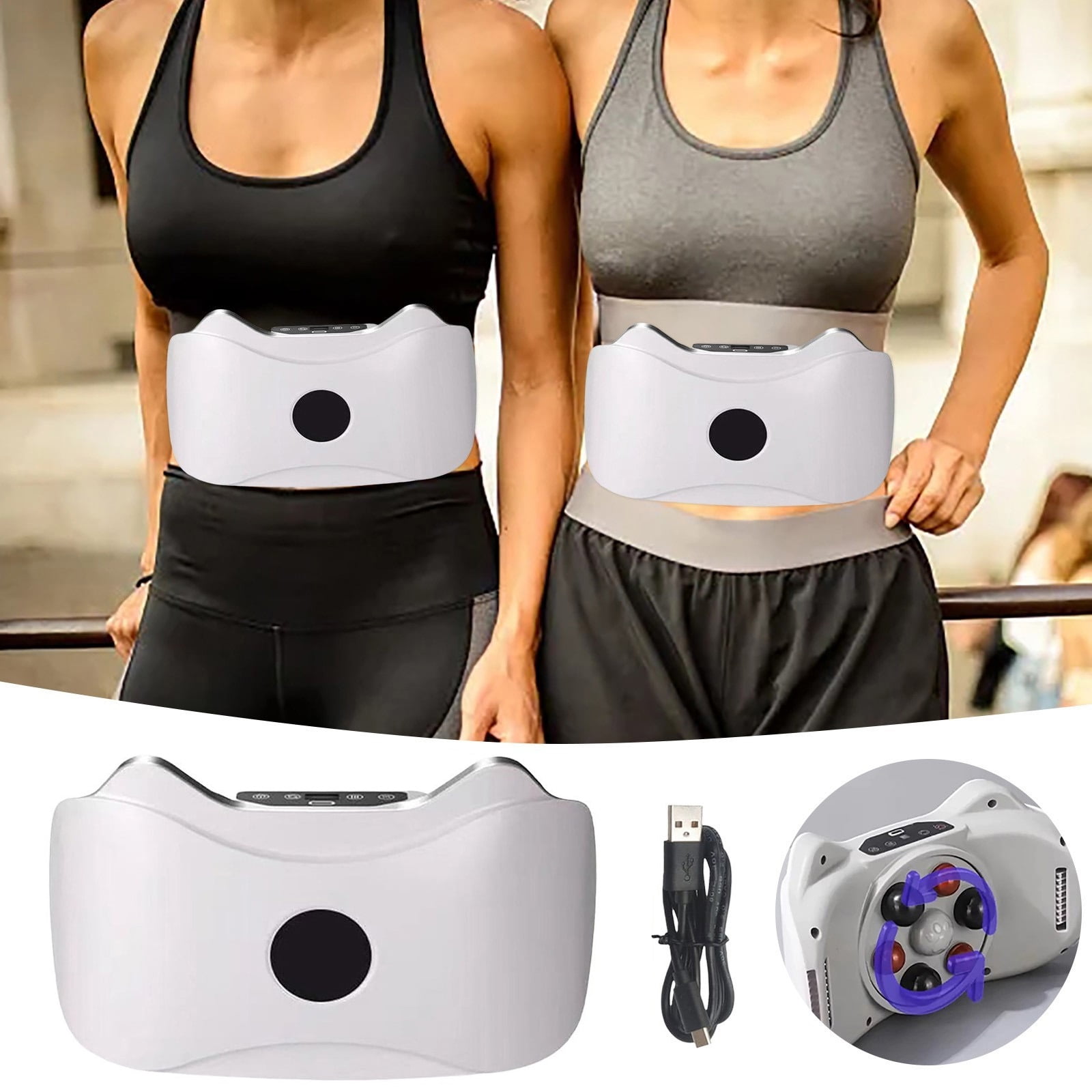 Fabiurt Functional Abdominal Massager Automatic Vibration Massage ...