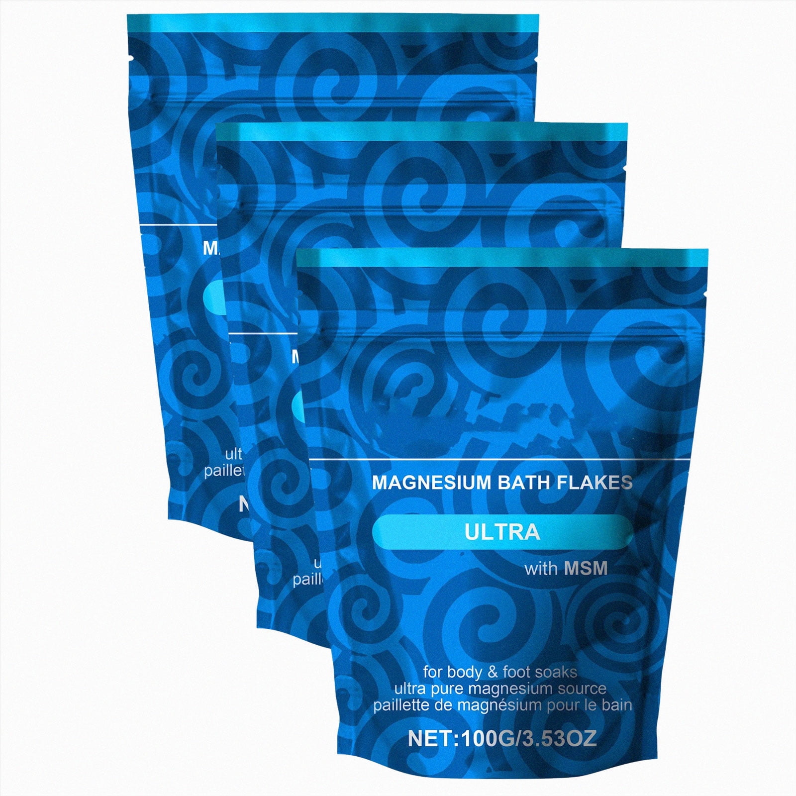 Fabiurt Magnesium Bath Flakes Ultra with OptiMSM - Resealable Magnesium ...
