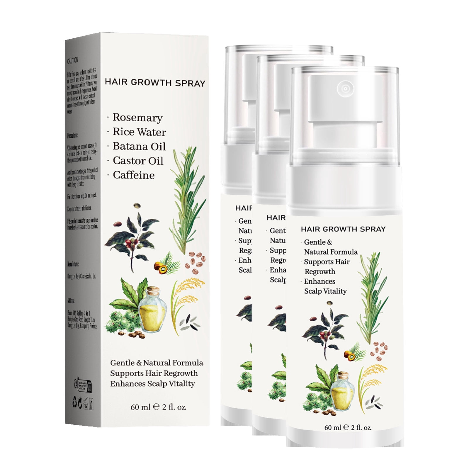 Fabiurt Natural Oil Spray: Rice Water Lotion For Hair Thickening For ...