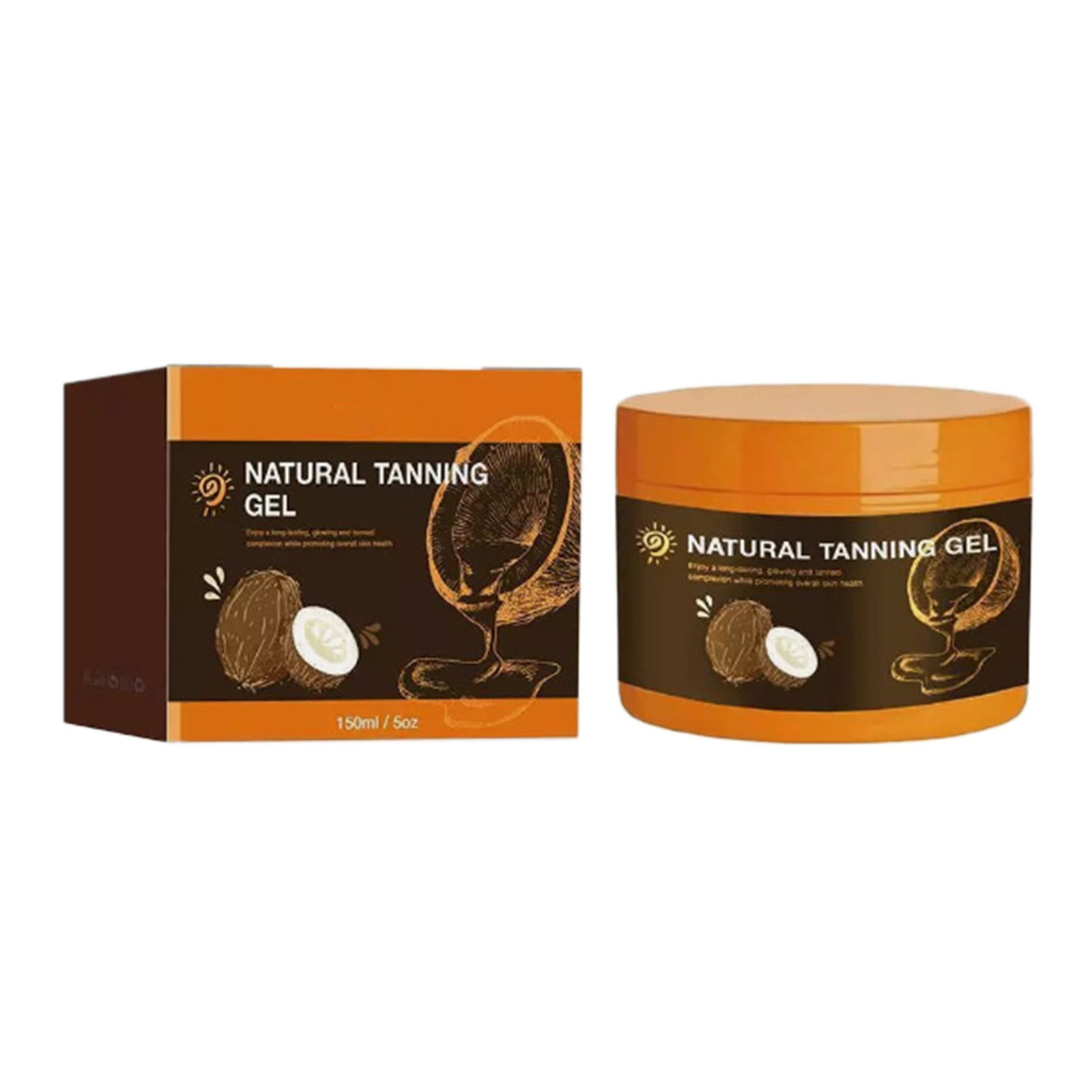 Fabiurt Tanning Gel Carrot Tanning Gel Shiny Brown Accelerated Tanning ...