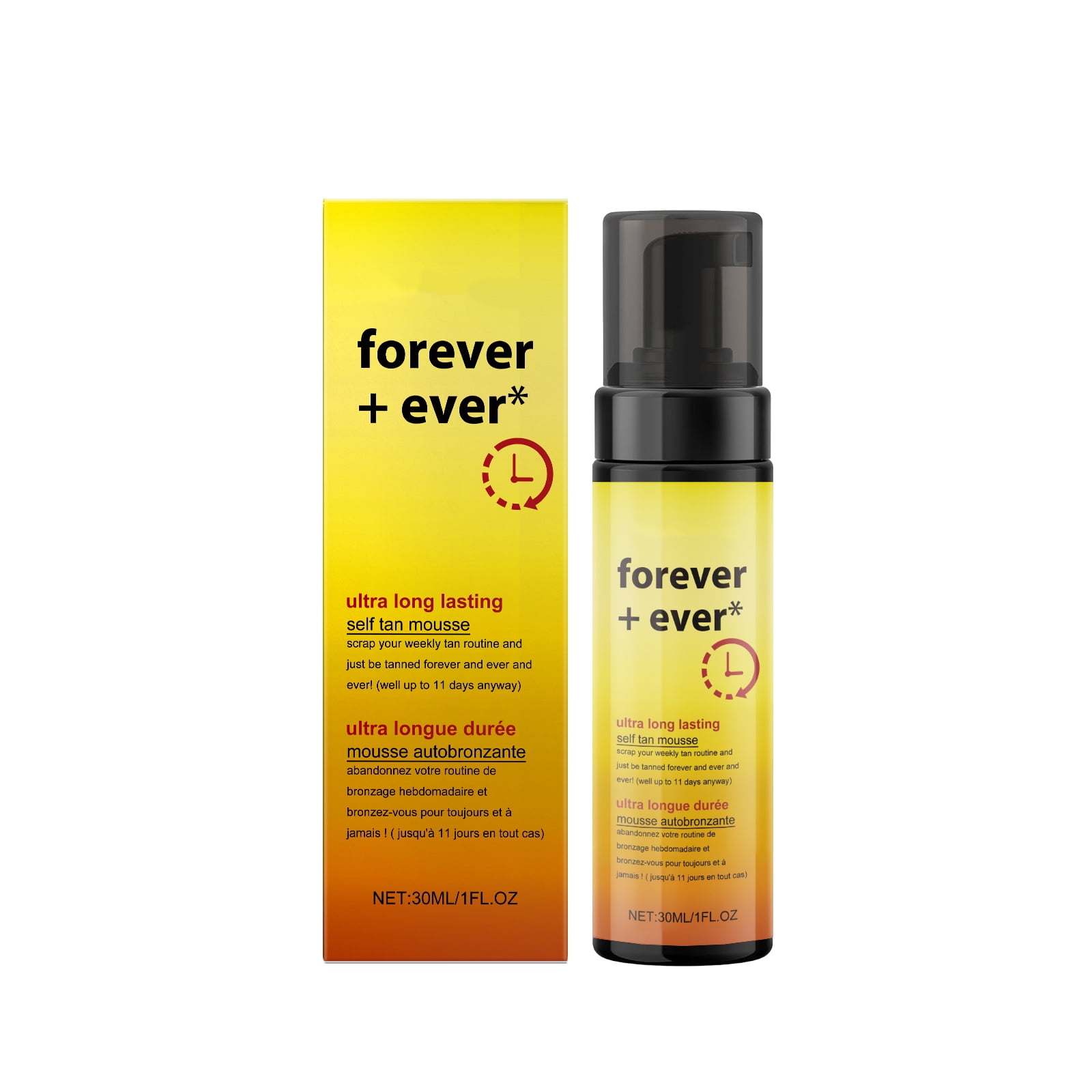 Fabiurt Ultra Long Lasting Ever Lasts Up Sunless Tanning Foam No Tan ...