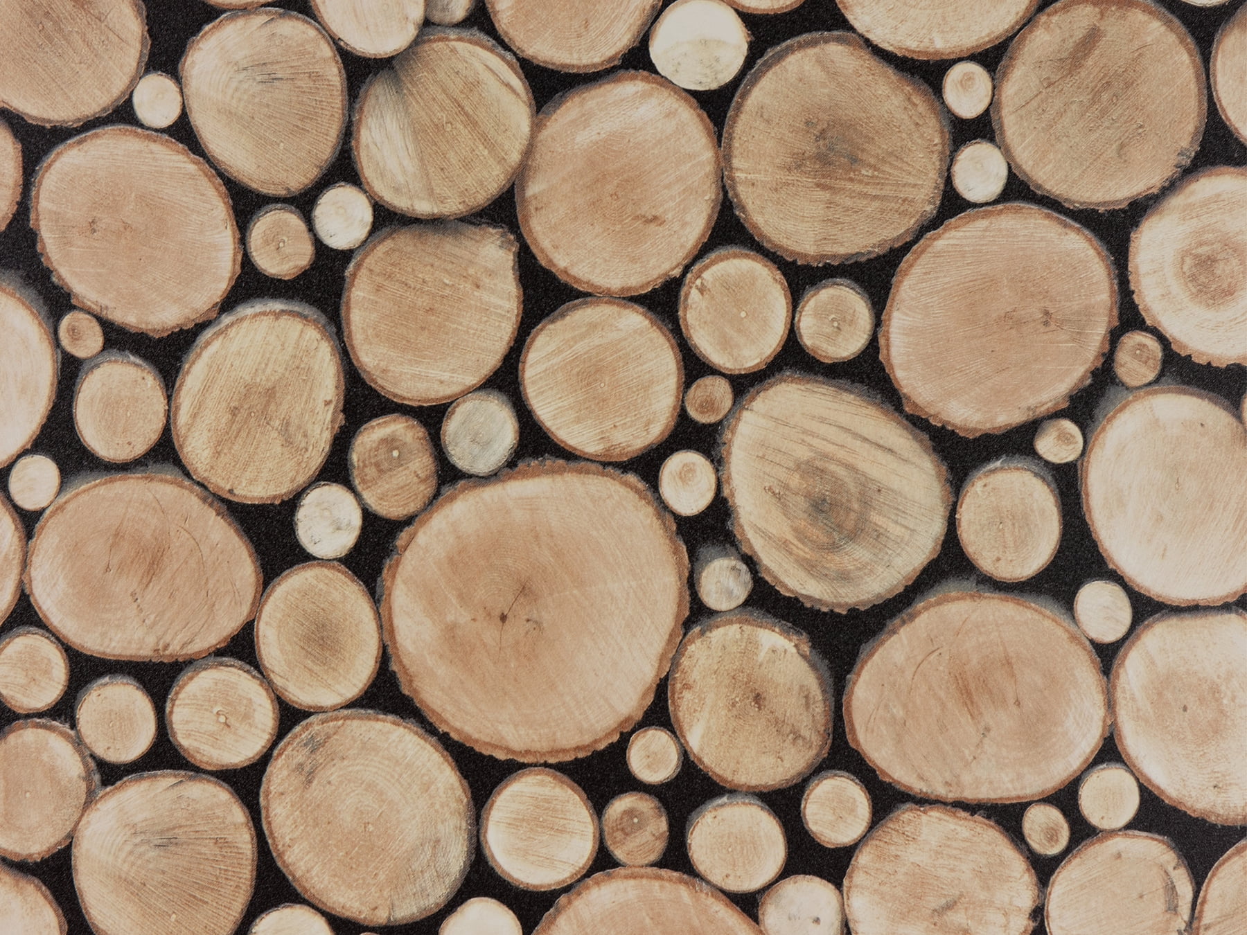 Fablon Wood Logs Wall Decals 2 Pack - Walmart.com