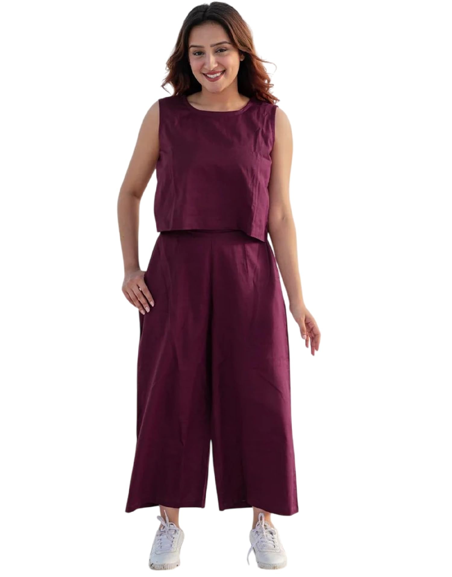 Fabnex Stylish Sleeve Less Co Ord Set For Women | Co Ord Set For Women ...