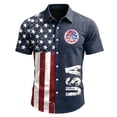 Fabrcox 1776-2026 Mens USA 250th Anniversary Shirt Button Down Flag ...