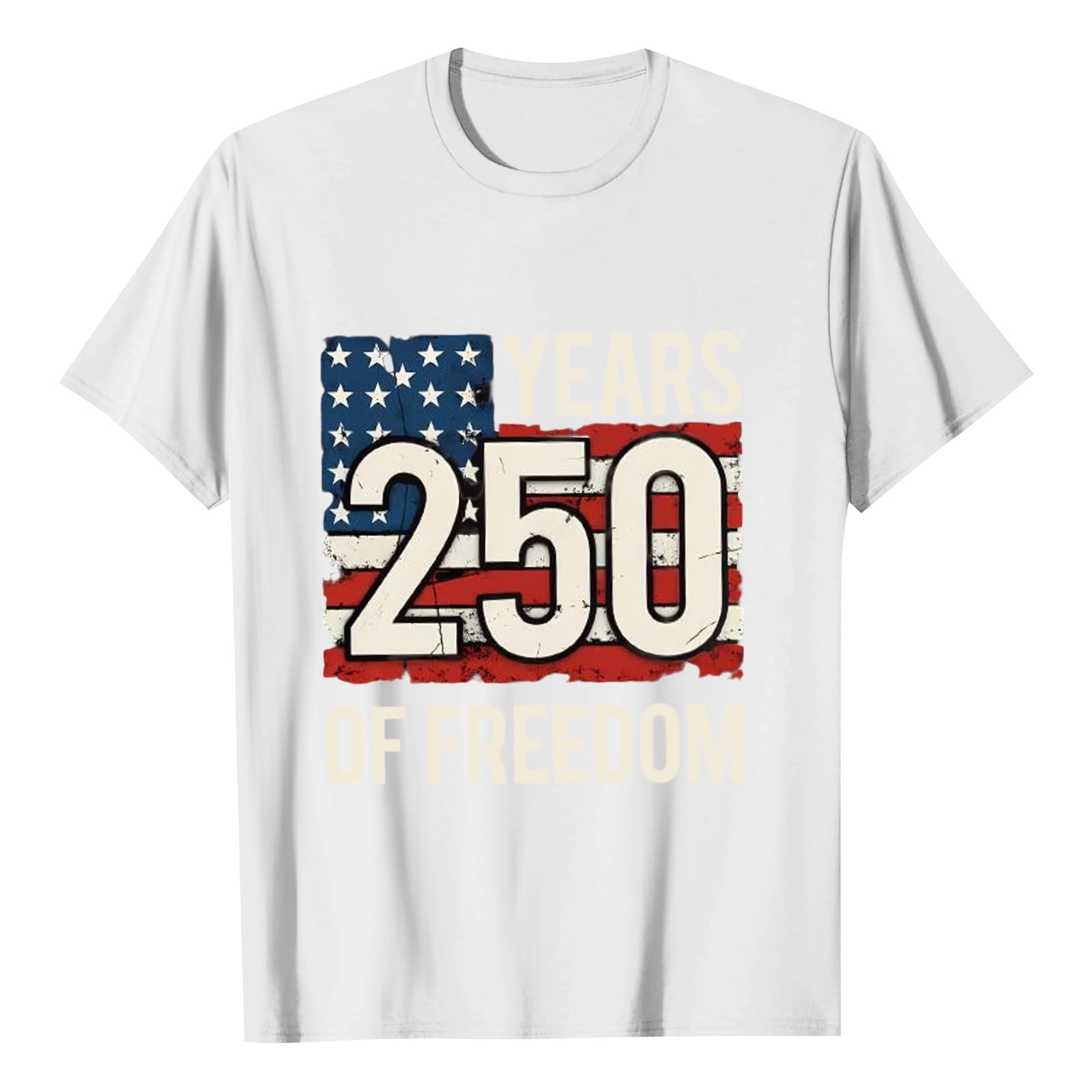 Fabrcox 250th Anniversary USA Independence Day 4th Of July Flag Unisex ...
