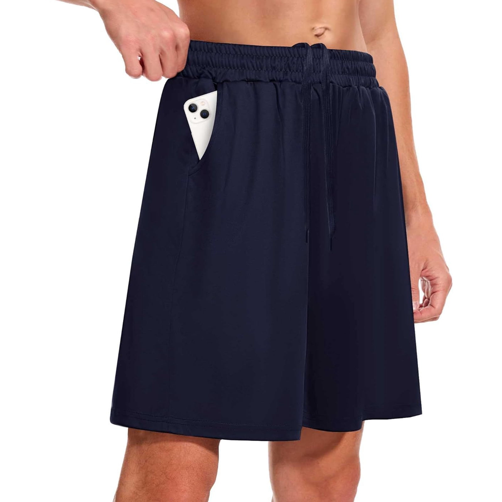 Fabrcox Men Athletic Shorts Quick-Drying Lightweight Basic Sport Shorts ...