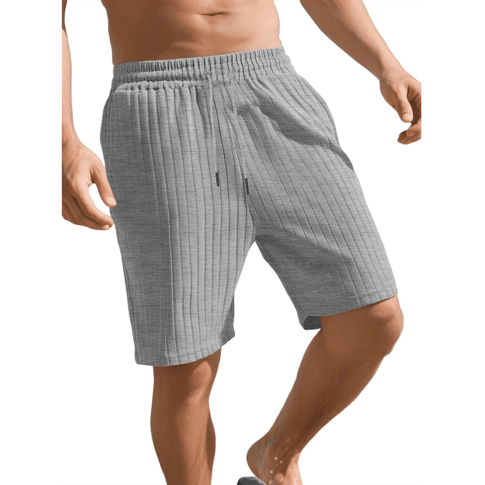 Fabrcox Short for Men Baggy Lightweight Elastic Waist Men's Beach ...