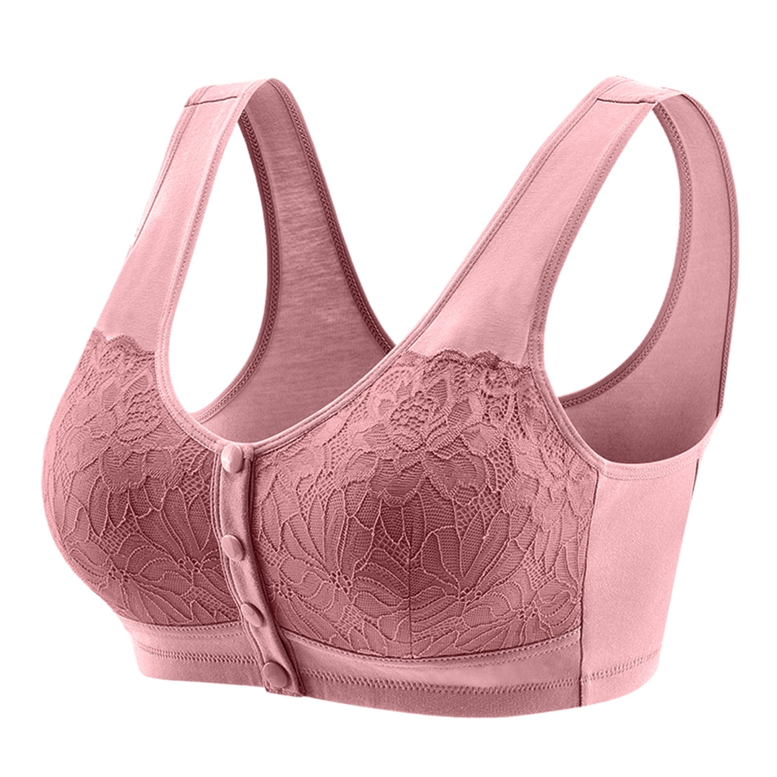 Fabrcox Womens Seamless Bras Push Up Wireless High Support Front ...