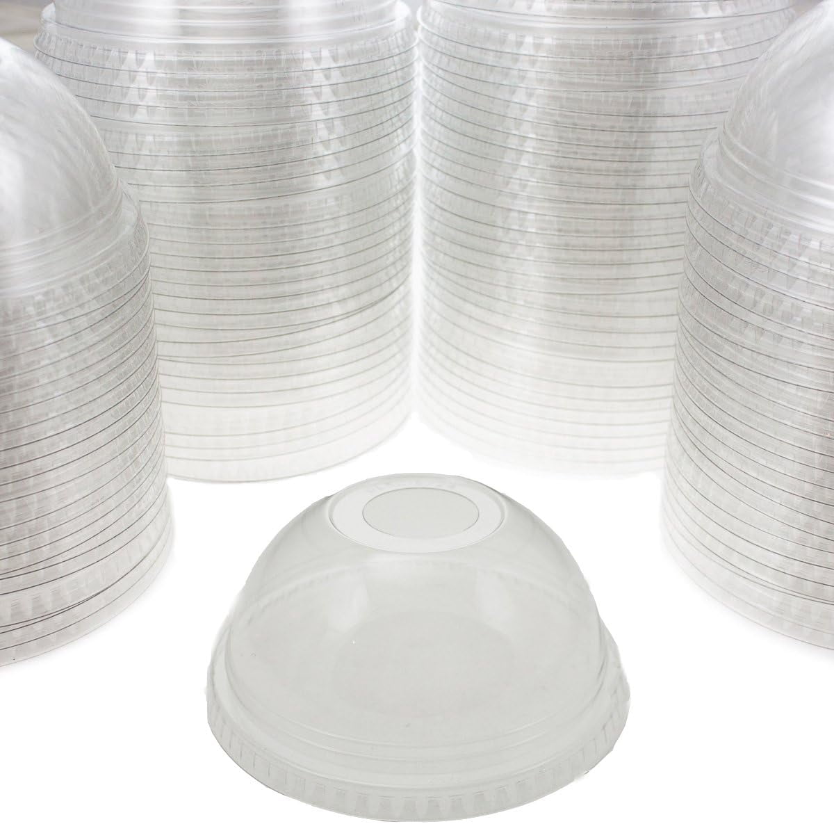 Fabri-Kal DLKC16/24 Kal-Clear Plastic Dome Lids for Cups, 1000 / Case ...