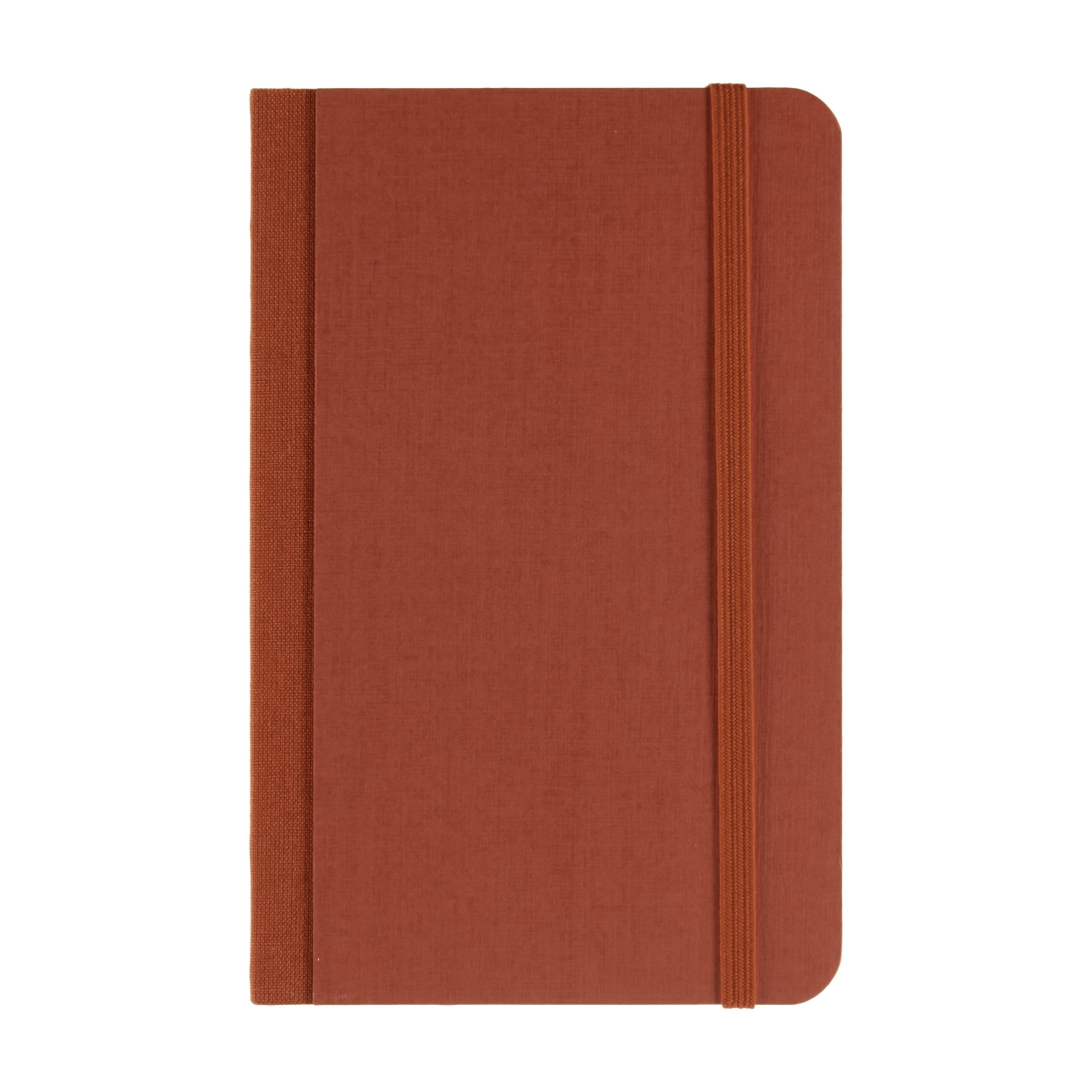 Fabriano Ecoqua Plus Fabric-Bound Notebook, 3.5" x 5.5", Dotted, Red ...