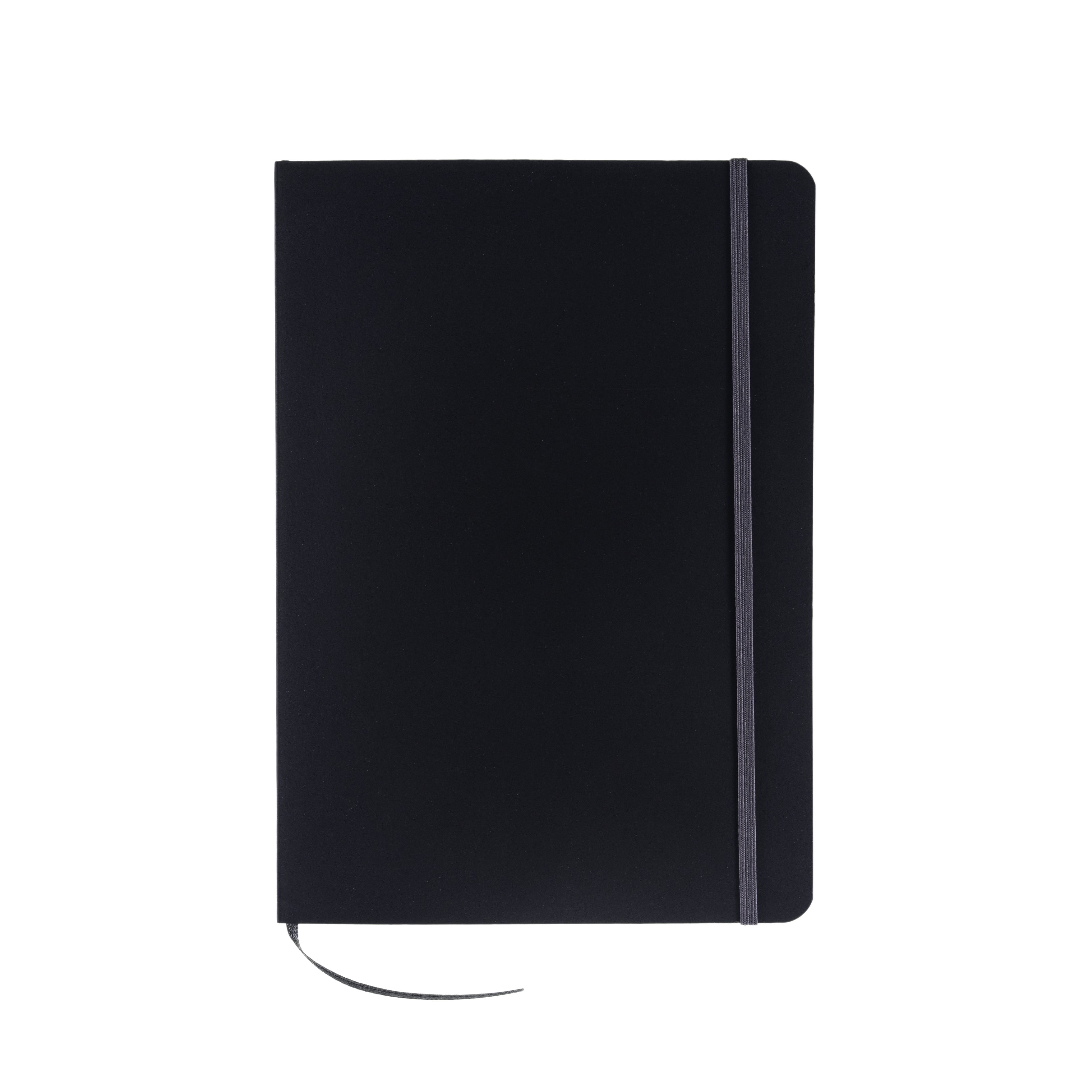 Fabriano Ispira Soft-Cover Notebook, 5.8" x 8.3", A5, Dotted, Black ...