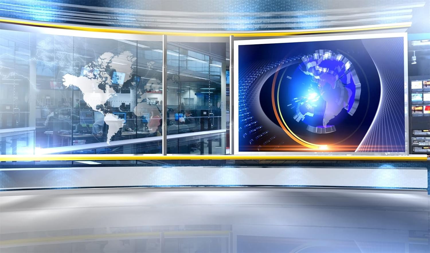 Fabric 52in*60in News Broadcast Backdrop TV Show News-Television Hall ...