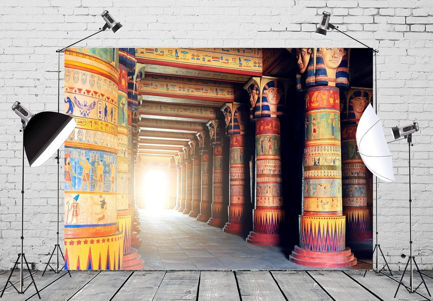 Egyptian Wall Art Egyptian Backdrop 7x5ft - Pharaoh Hieroglyphics ...