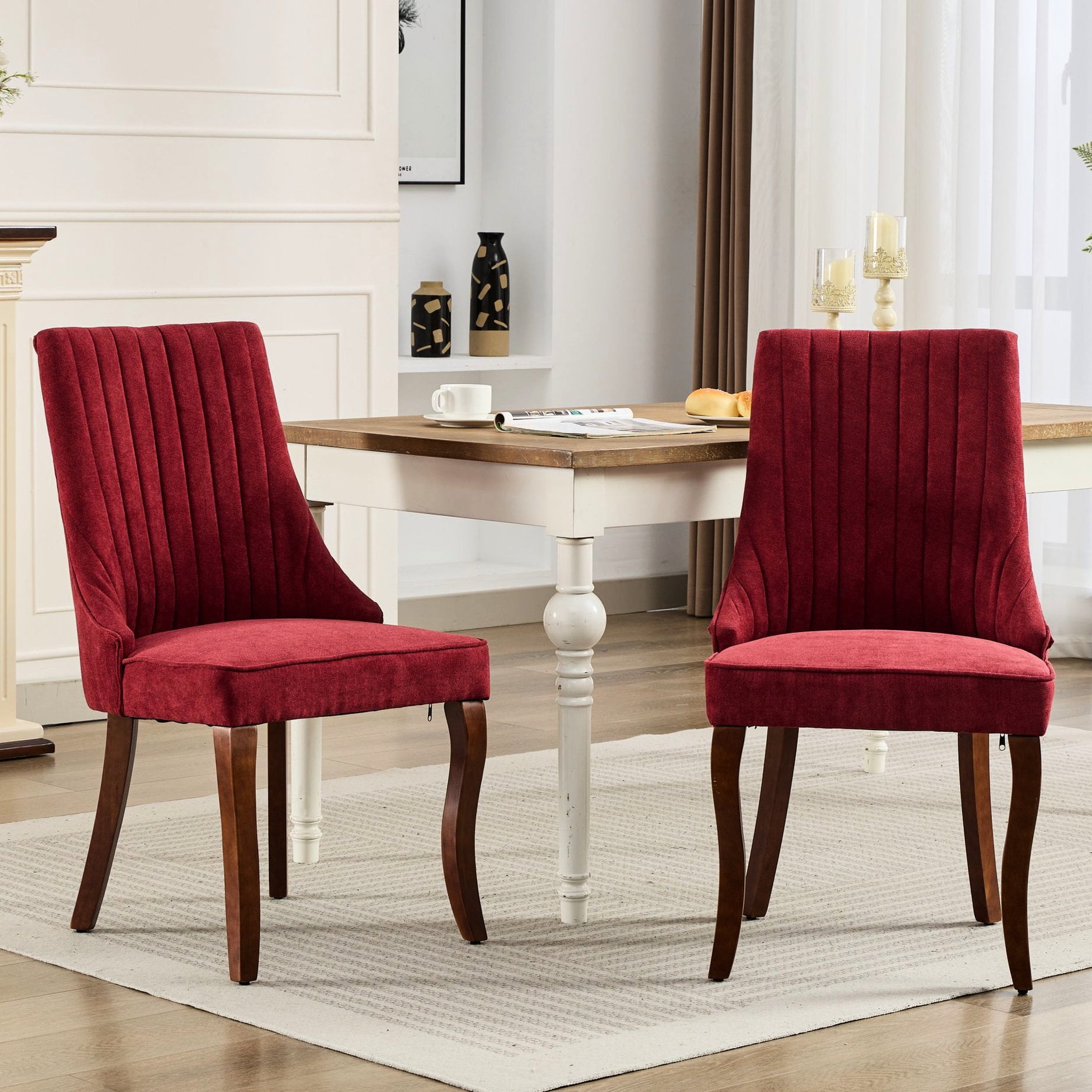 Fabric Accent Chairs | Supportive Seating for Dinner | Rayon Cloth ...