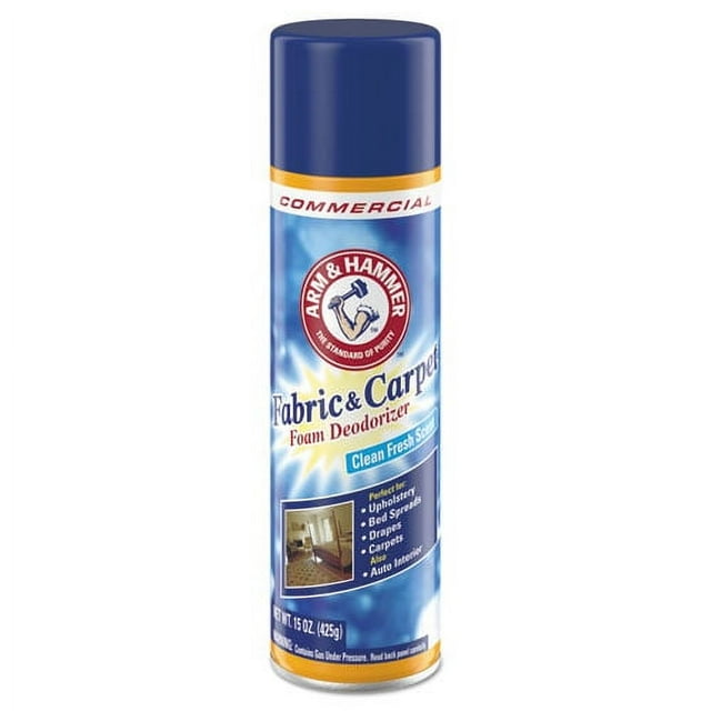 Fabric And Carpet Foam Deodorizer, Fresh Scent, 15 Oz Aerosol Spray, 8 ...