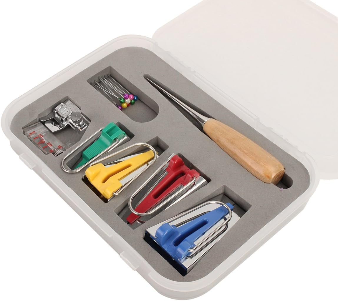 6/12/18/25Mm Fabric Bias Binding Tape Maker Kit Set Binder Foot for ...
