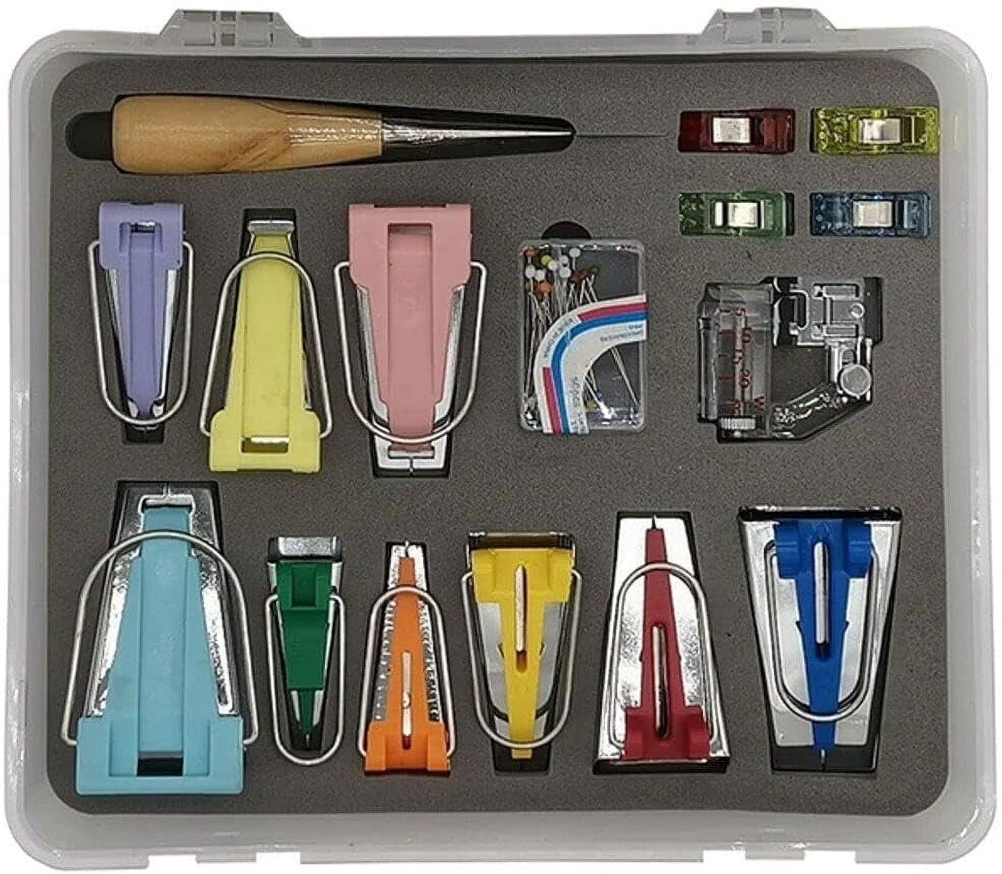 Fabric Bias Tape Maker Tool Kit, Tape Maker for Sewing and Quilting ...