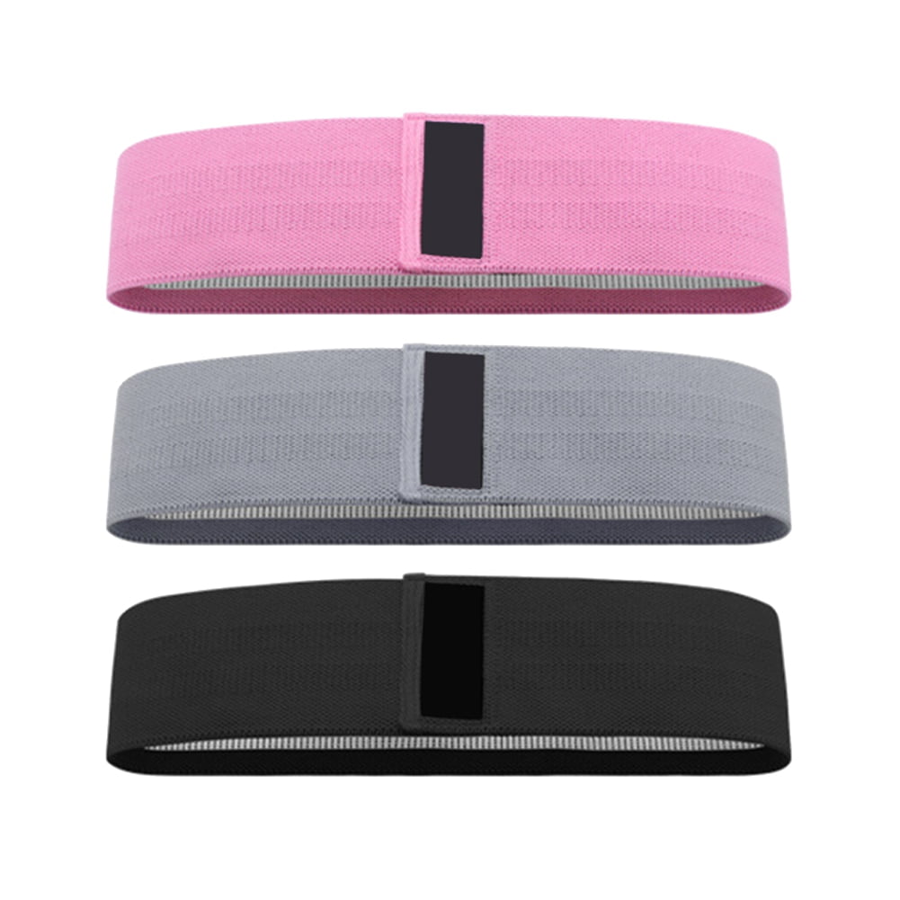 Fabric Booty Bands for Women Butt and Legs. Set of 3 Cloth Resistance ...