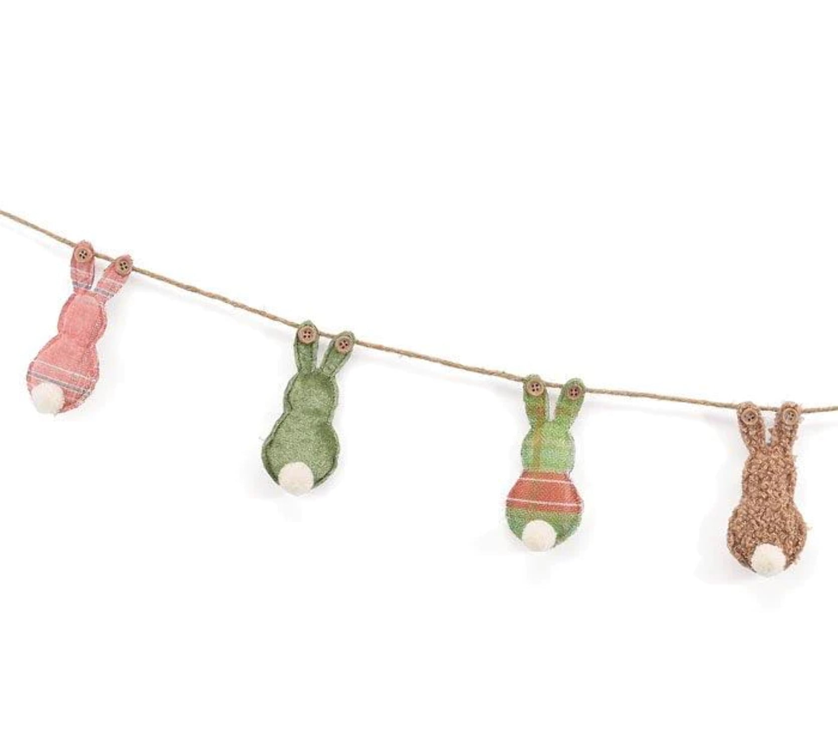Fabric Bunnies Jute Rope Garland - Walmart.com