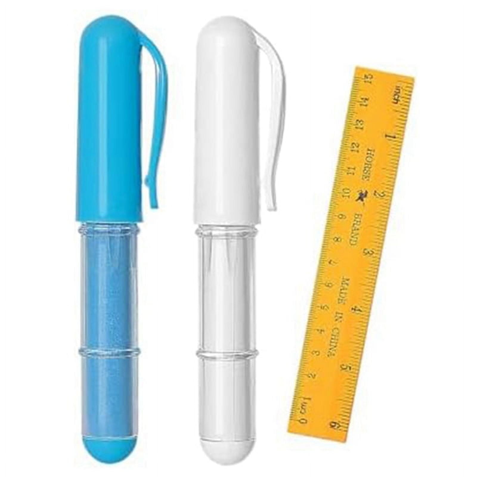 Fabric Chalk Markers for Sewing,Quilting,Crafting (2PCS With 1 Ruler ...