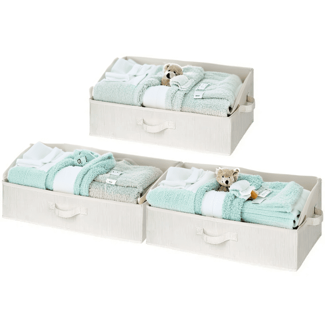 Fabric Closet Storage Bins，Trapezoid Storage Box,Foldable Storage Boxes ...