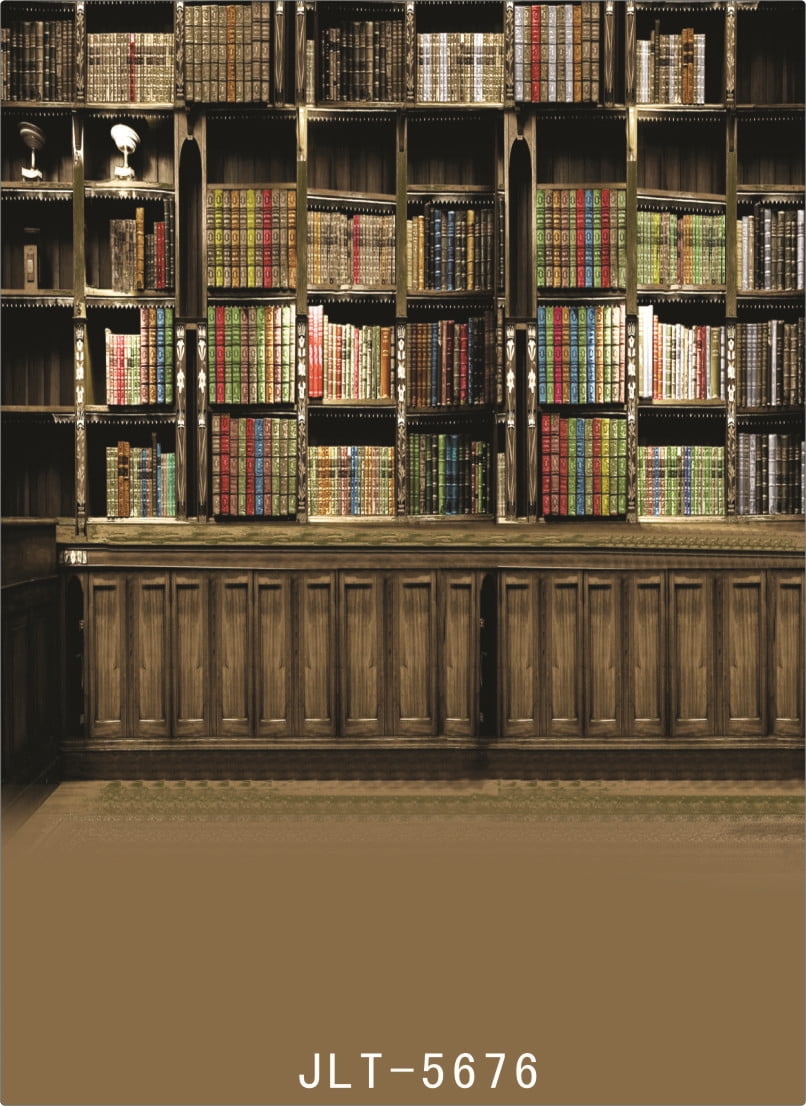 Fabric Cloth Backgrounds for Photos Study Room Bookshelf Computer ...