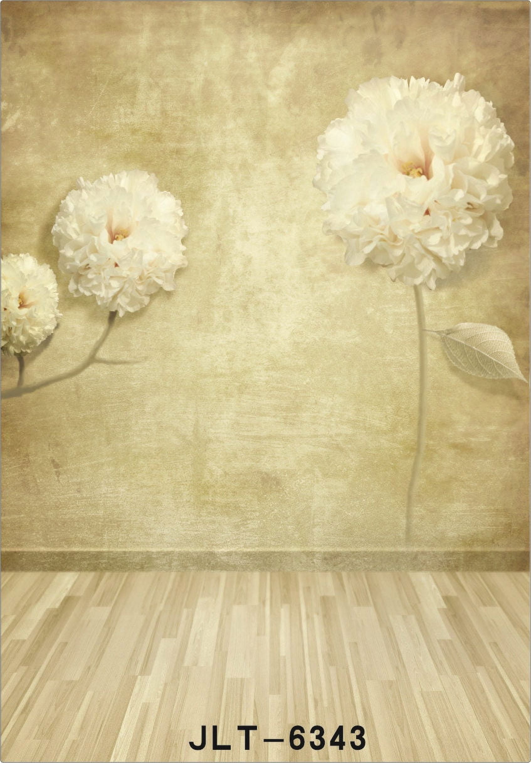 Fabric Cloth Custom Photography Backdrops Prop Yellow Wall Flower ...