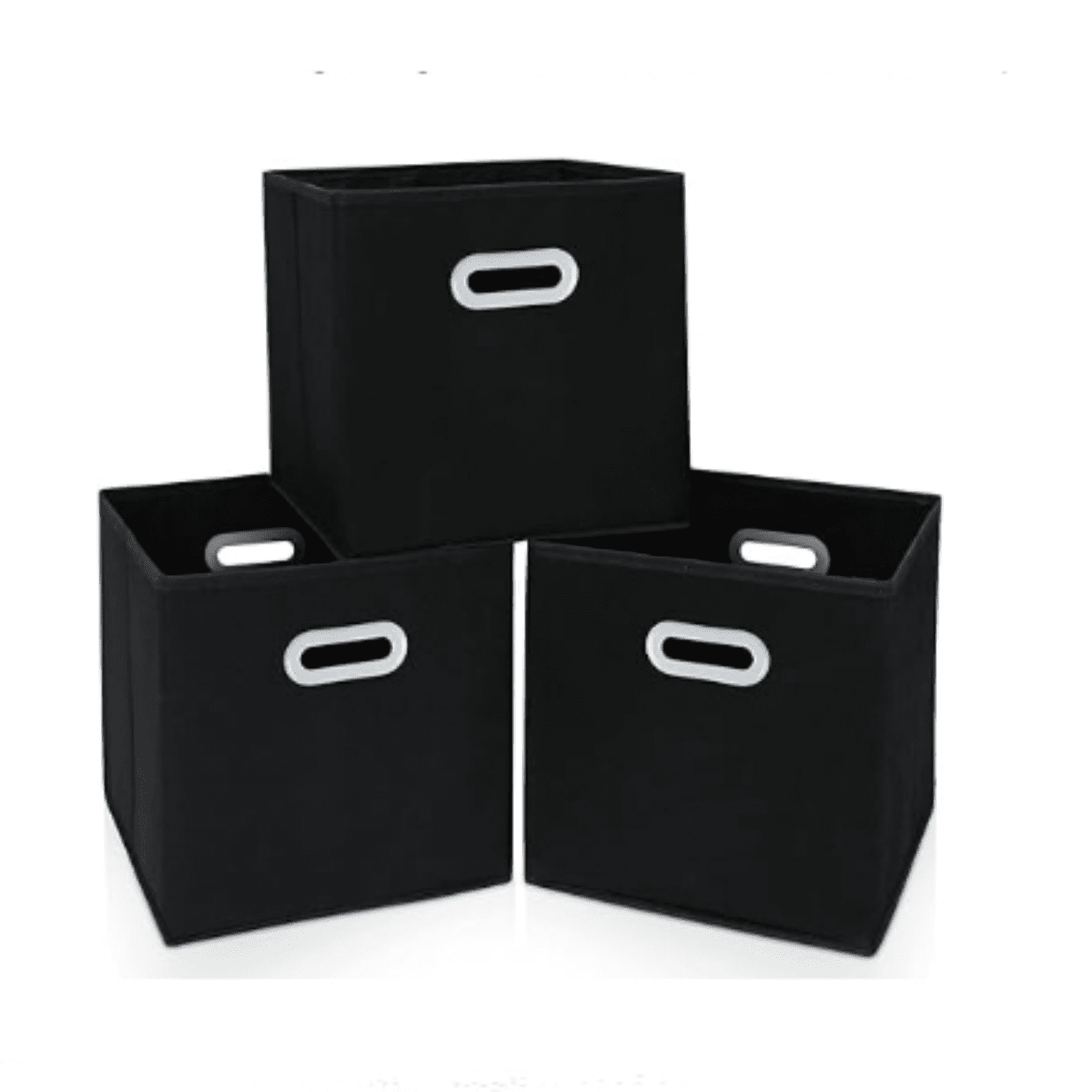 Fabric Cloth Storage Bins,Cube Organizer with Dual Handles Foldable ...