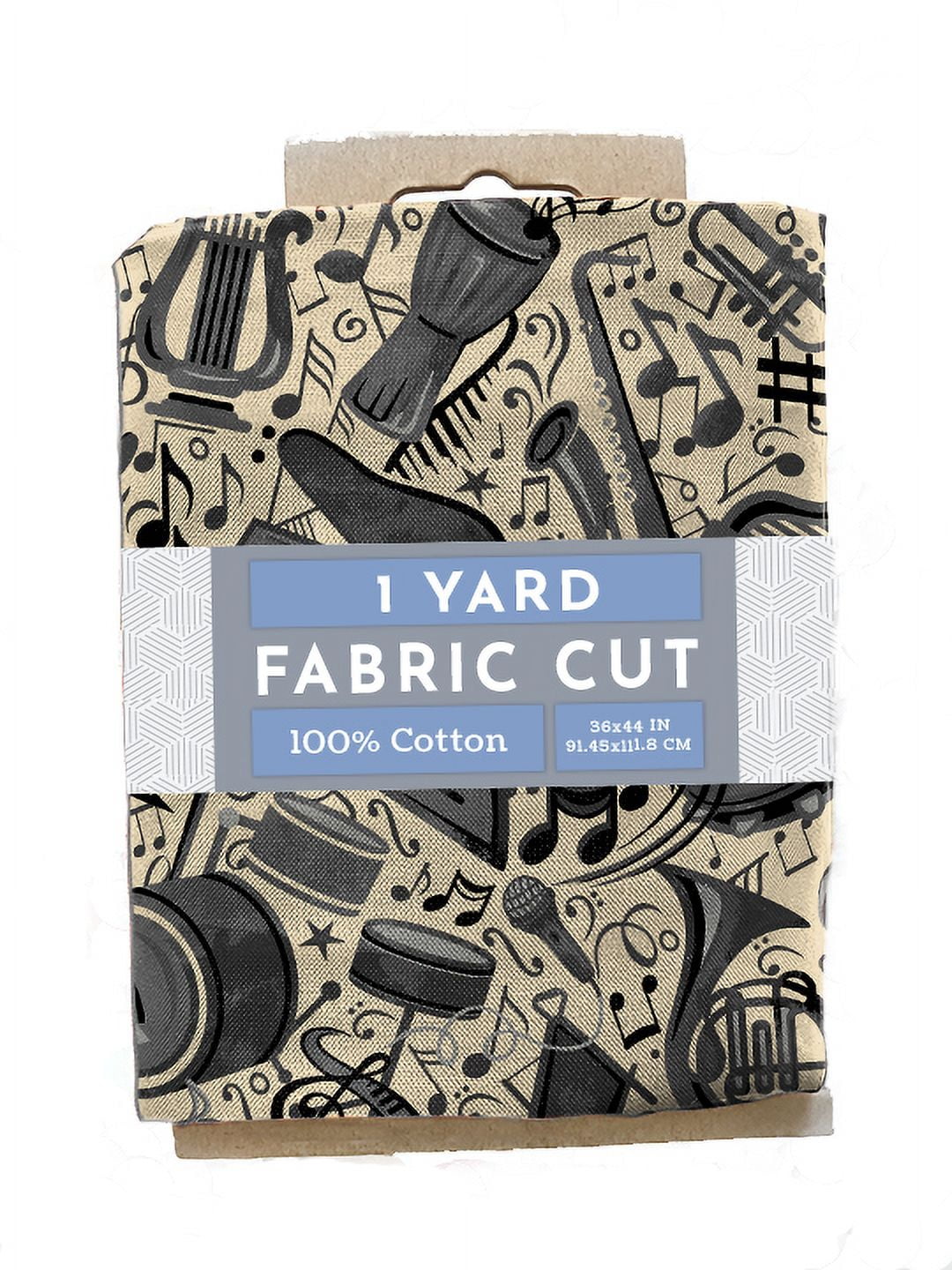 Fabric Cuts MUSICAL INST TAN - Walmart.com