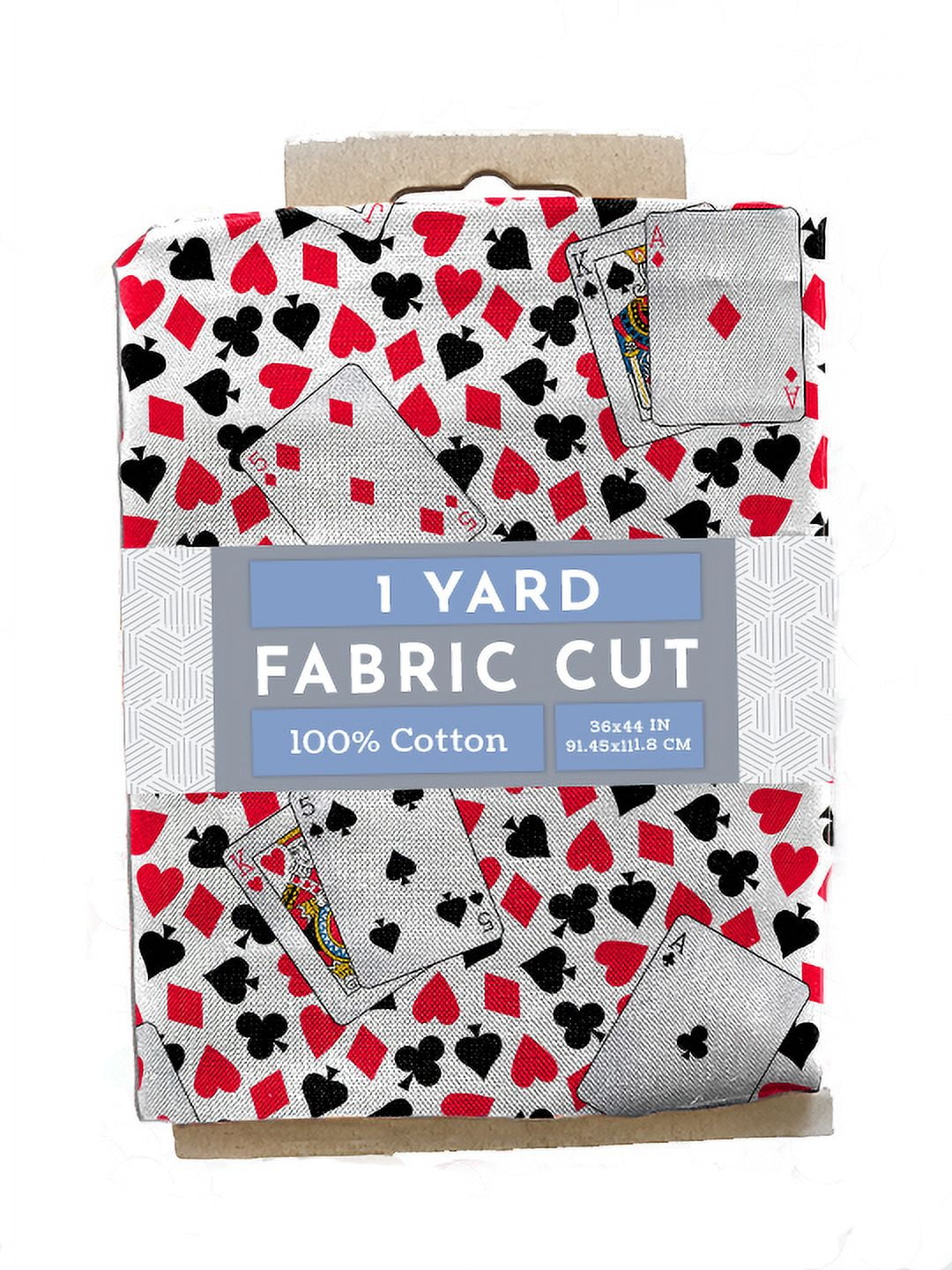 Fabric Cuts PLAY CARDS WHITE - Walmart.com
