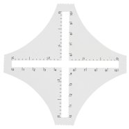 JilgTeok Flying Geese Trim Cutting Ruler Triangular Quilted Patchwork ...