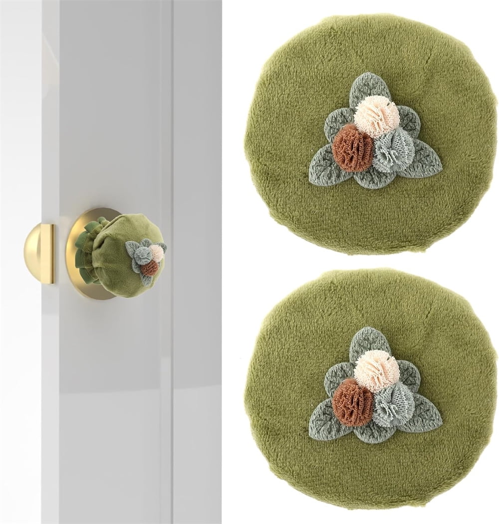 Fabric Door Knob Covers,Soft Door Knob Protector Cover for Round Door ...