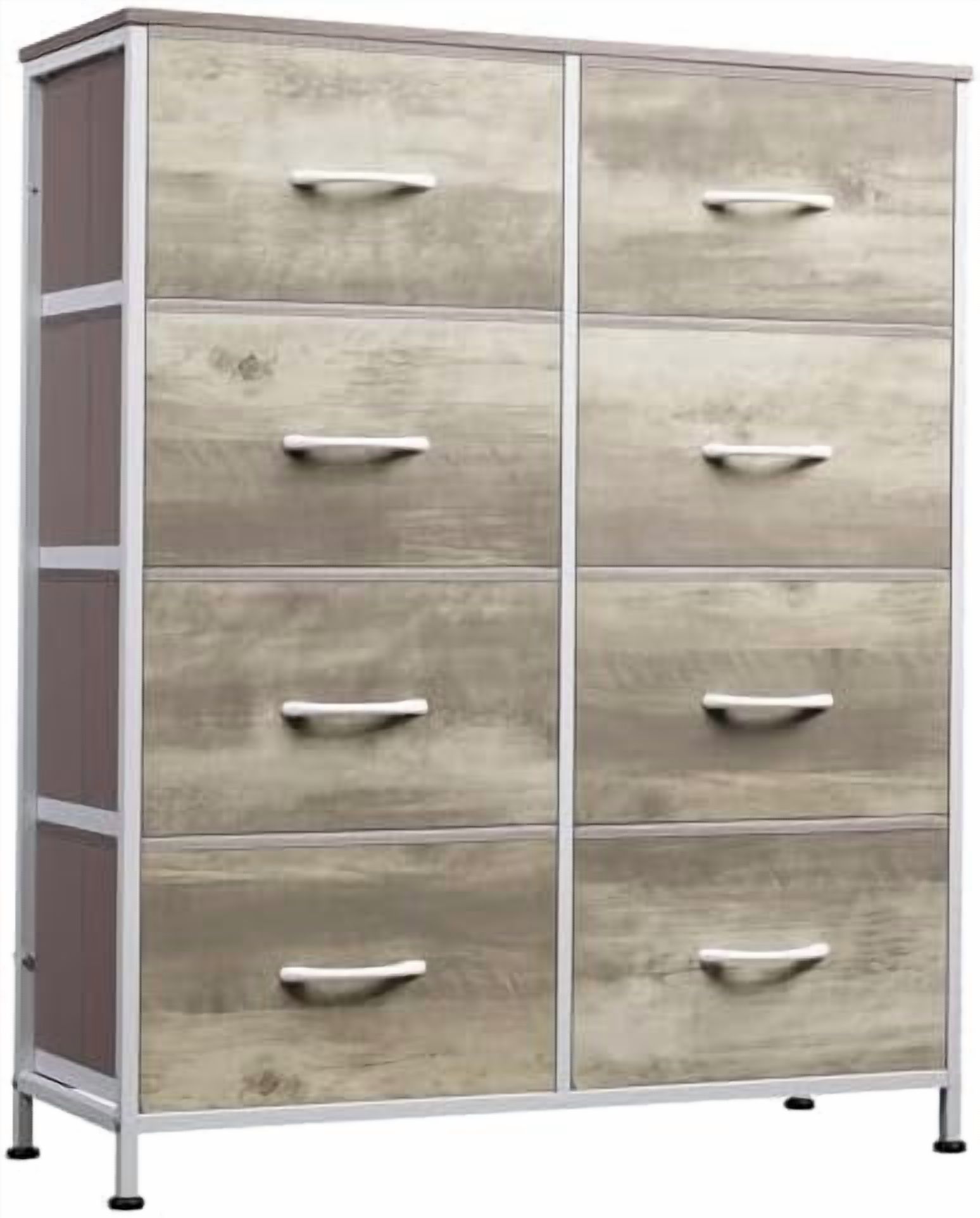 Fabric Dresser for Bedroom, Tall Dresser with 8 Drawers, Storage Tower ...