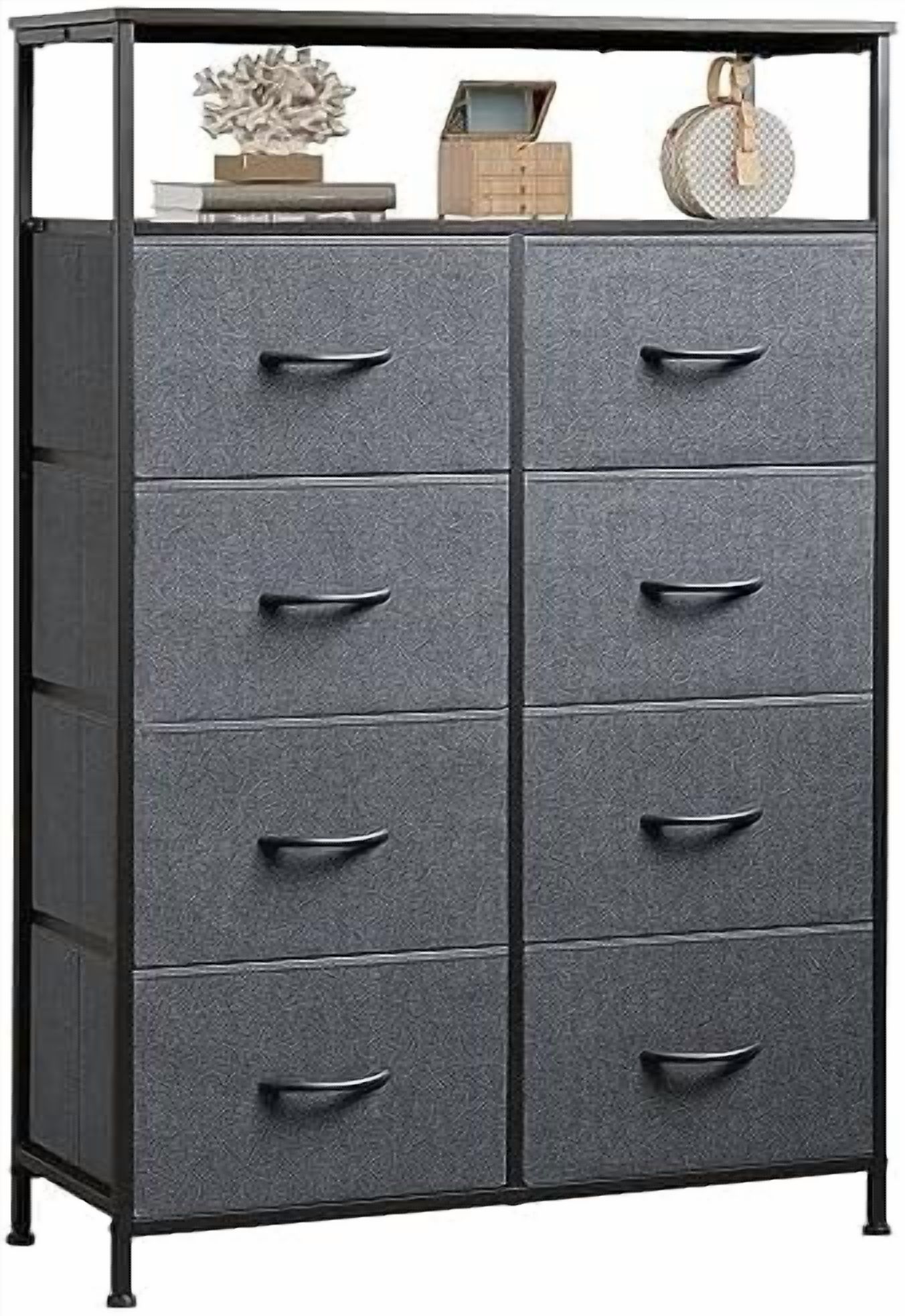 Fabric Dresser for Bedroom, Tall Dresser with 8 Drawers, Storage Tower ...