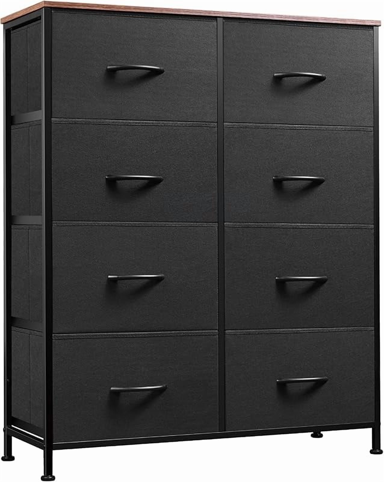 Fabric Dresser for Bedroom, Tall Dresser with 8 Drawers, Storage Tower ...