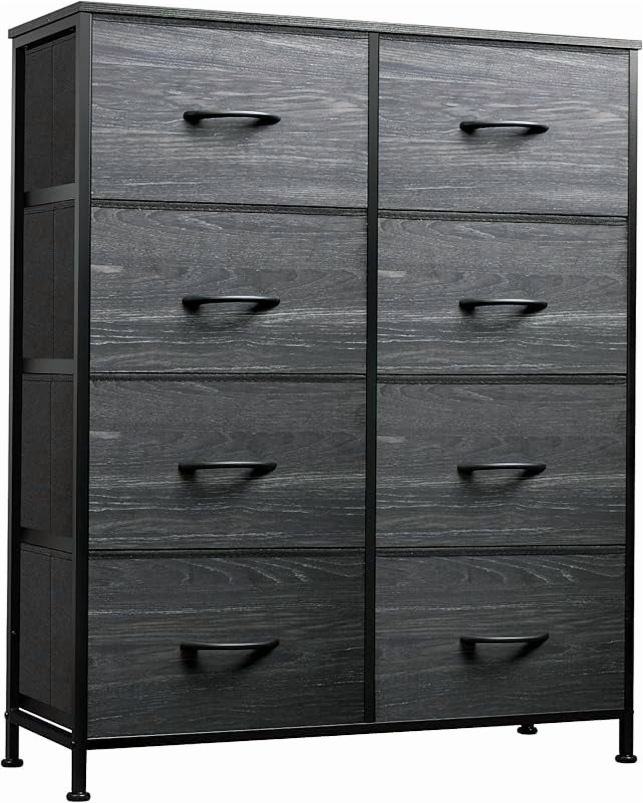 Fabric Dresser for Bedroom, Tall Dresser with 8 Drawers, Storage Tower ...