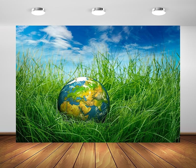 Fabric Earth Day Backdrop April 22 Save Our Planet Decoration Backdrop ...