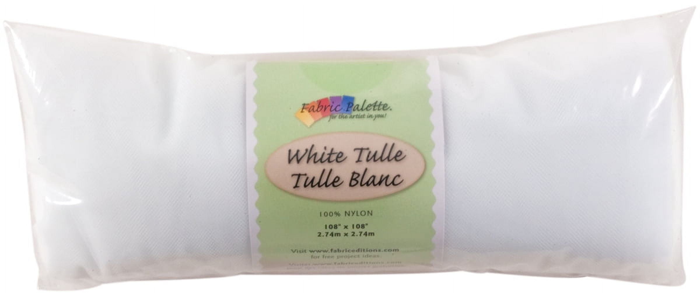 Fabric Editions White Tulle - 45'' x 108'' - Walmart.com