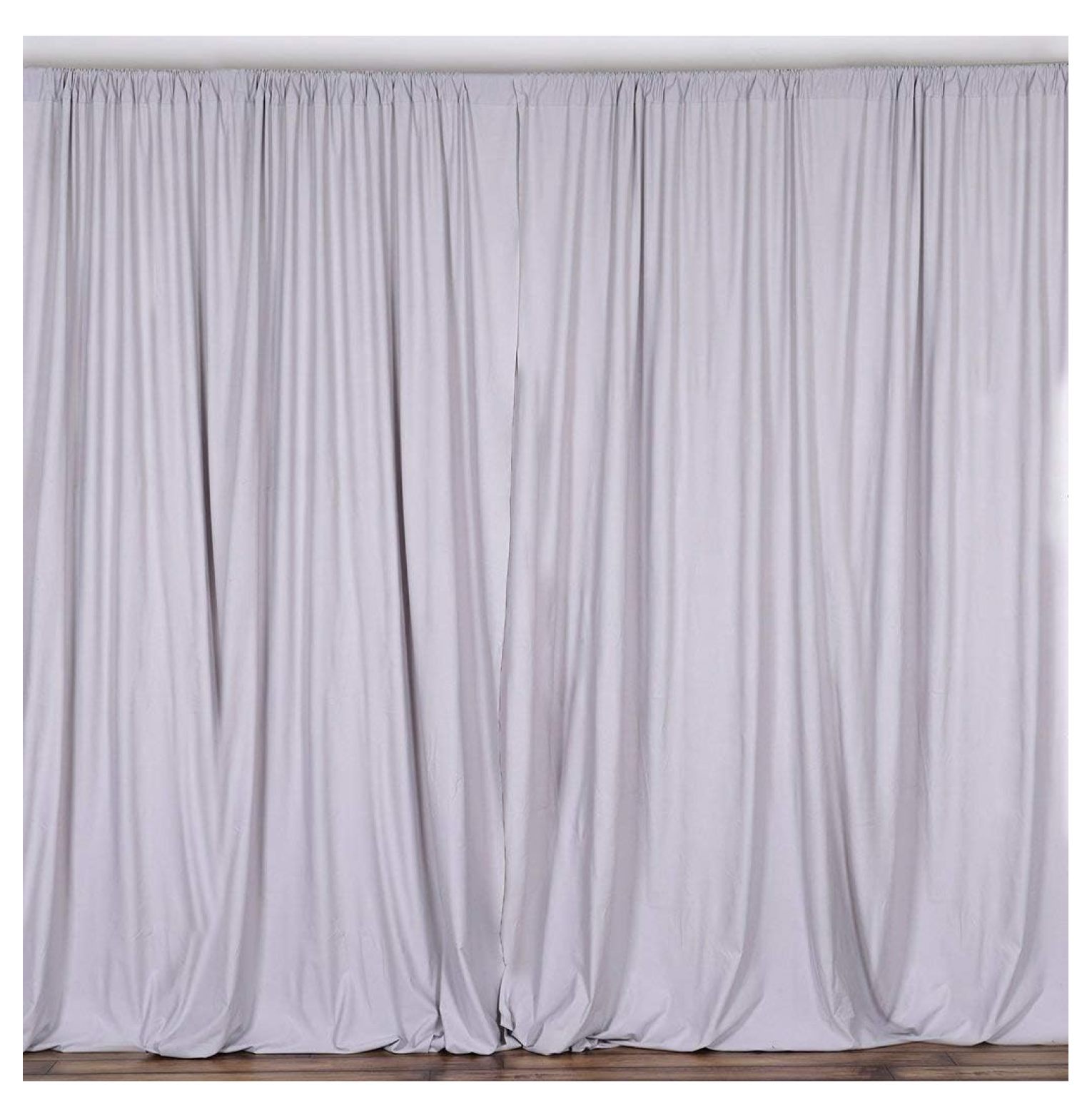 Fabric & Foam Inc 100% Polyester Window Curtain/Stage Backdrop Curtain ...