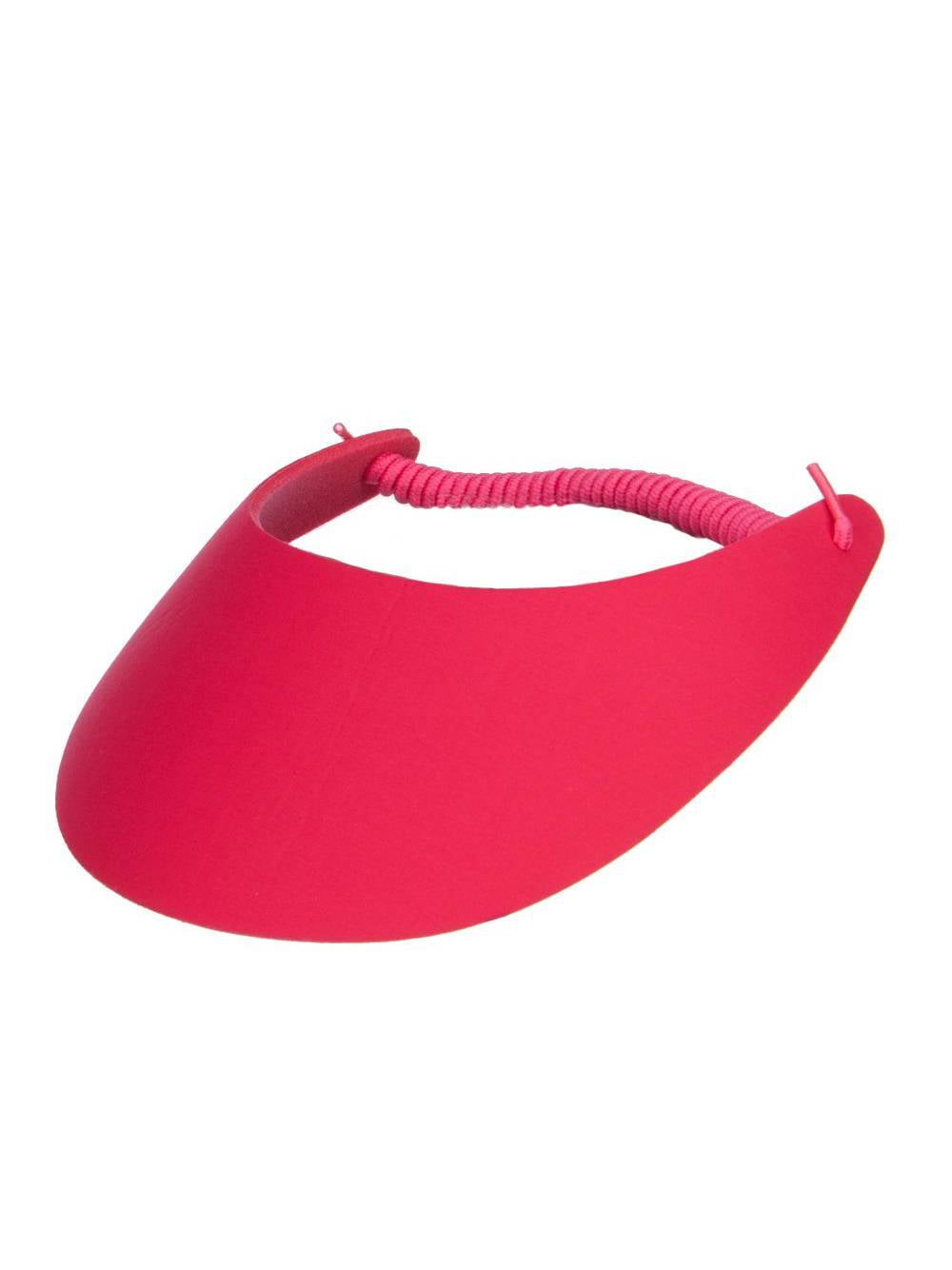 Fabric Foam Sun String Visor, Cherry Red - Walmart.com