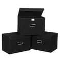 Fabric Foldable Collapsible Storage Cube Bin Organizer Basket With Lid ...