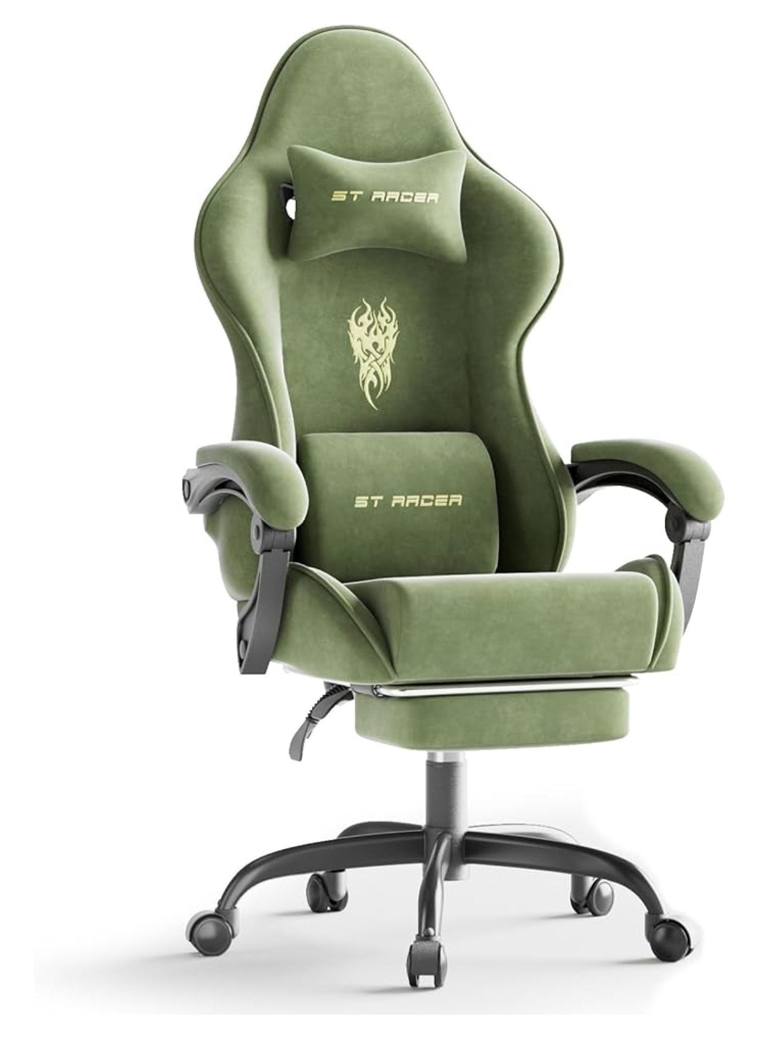 Fabric Gaming Chair, High Back Ergonomic Gamer Chair for Adult ...