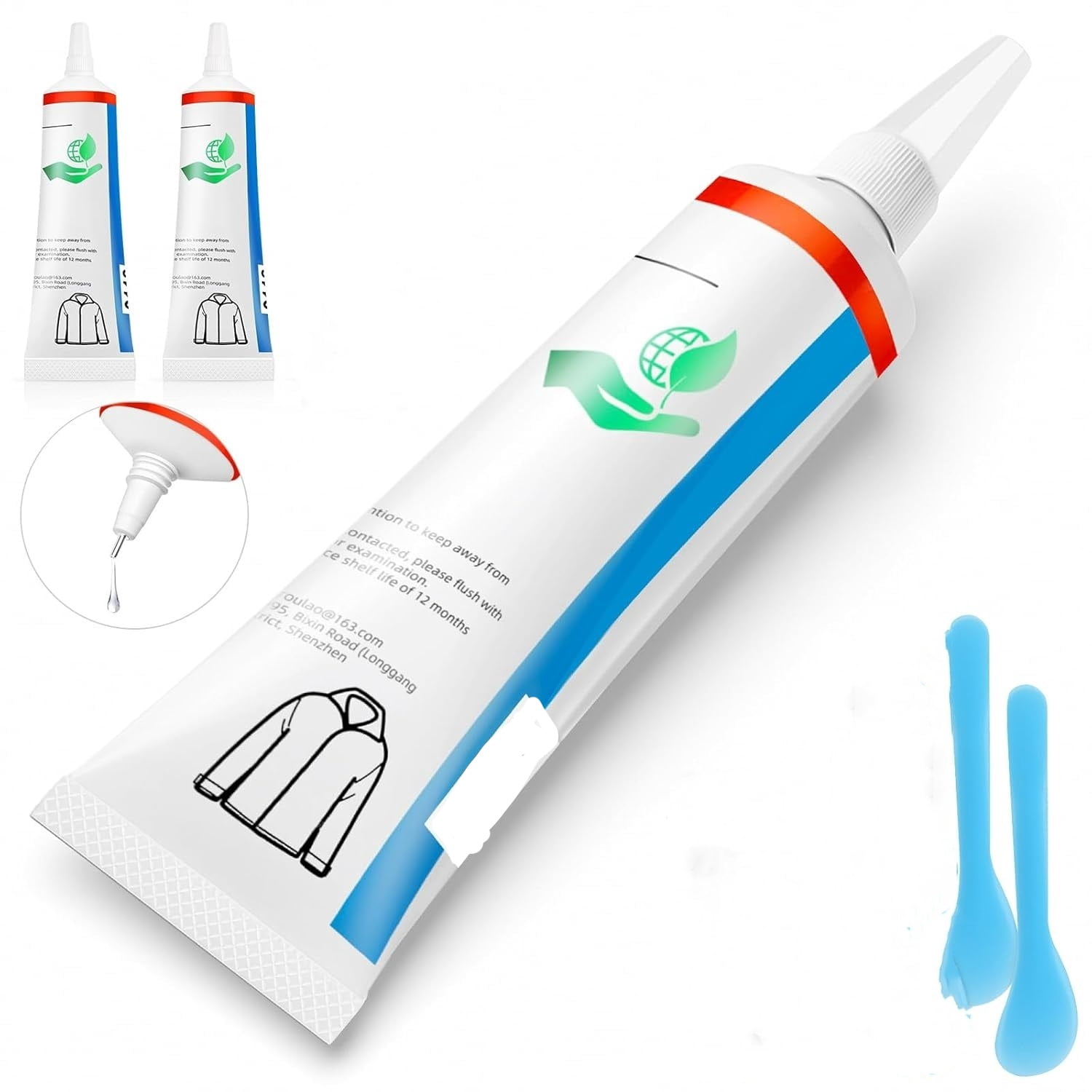 Fabric Glue Permanent for Patches: 2 PCS Liquid Stitch Fabric Glue for ...